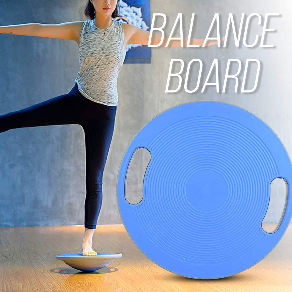 Wood Balance Board Wobble Rehabilitation Pilates Yoga Board – Fitness ...
